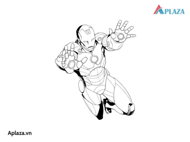 Tải bộ tranh tô màu người sắt Iron Man đẹp nhất dành tặng bé